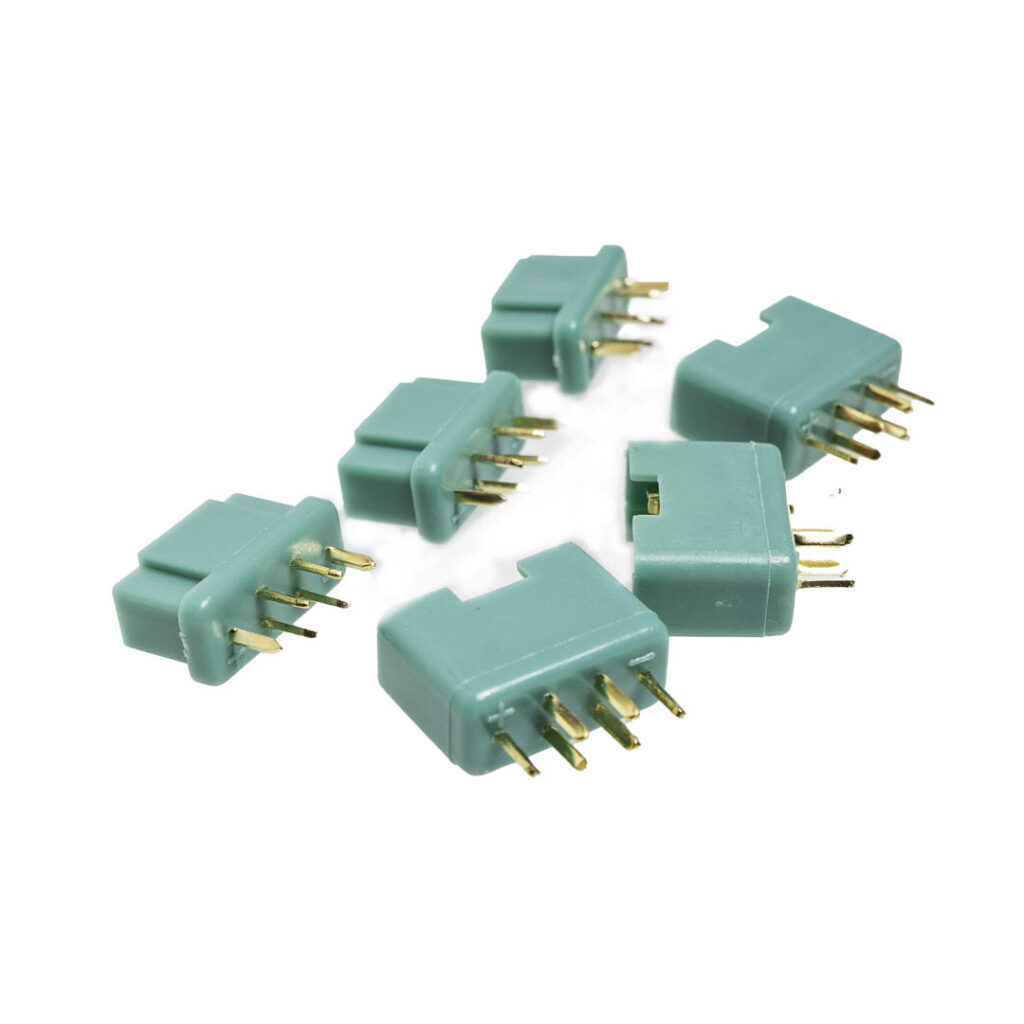 MULTIPLEX MPX 6 pin Gold Connector 3 Pairs - KiwiQuads